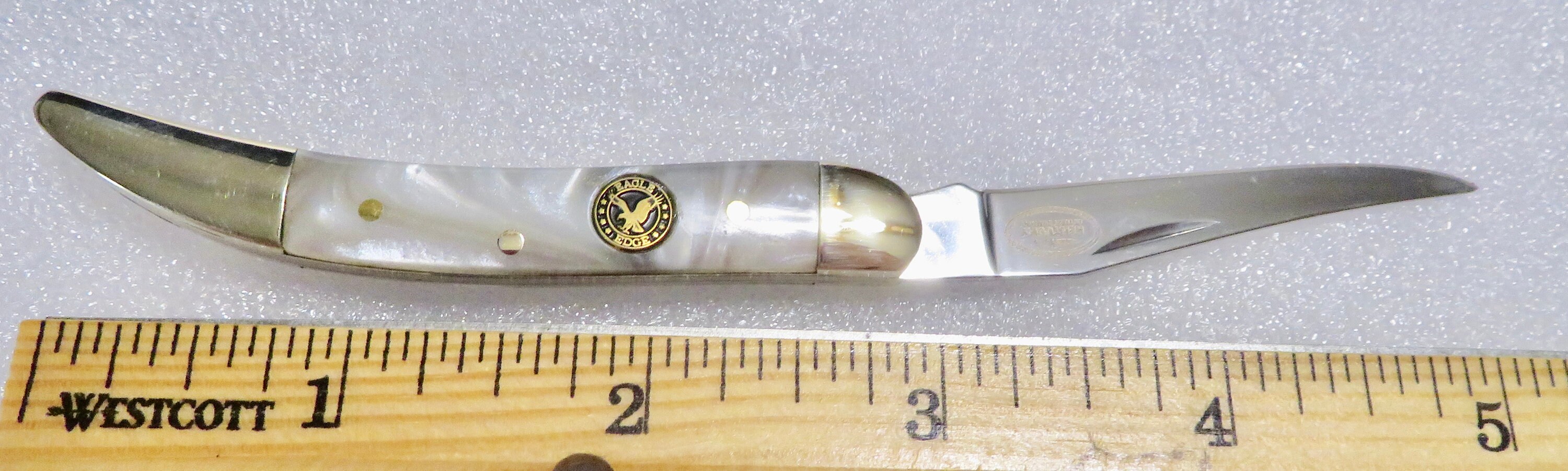 KENTUCKY Texas Toothpick Pocket Knife Eagle Edge Pearl Handle NEW - Etsy