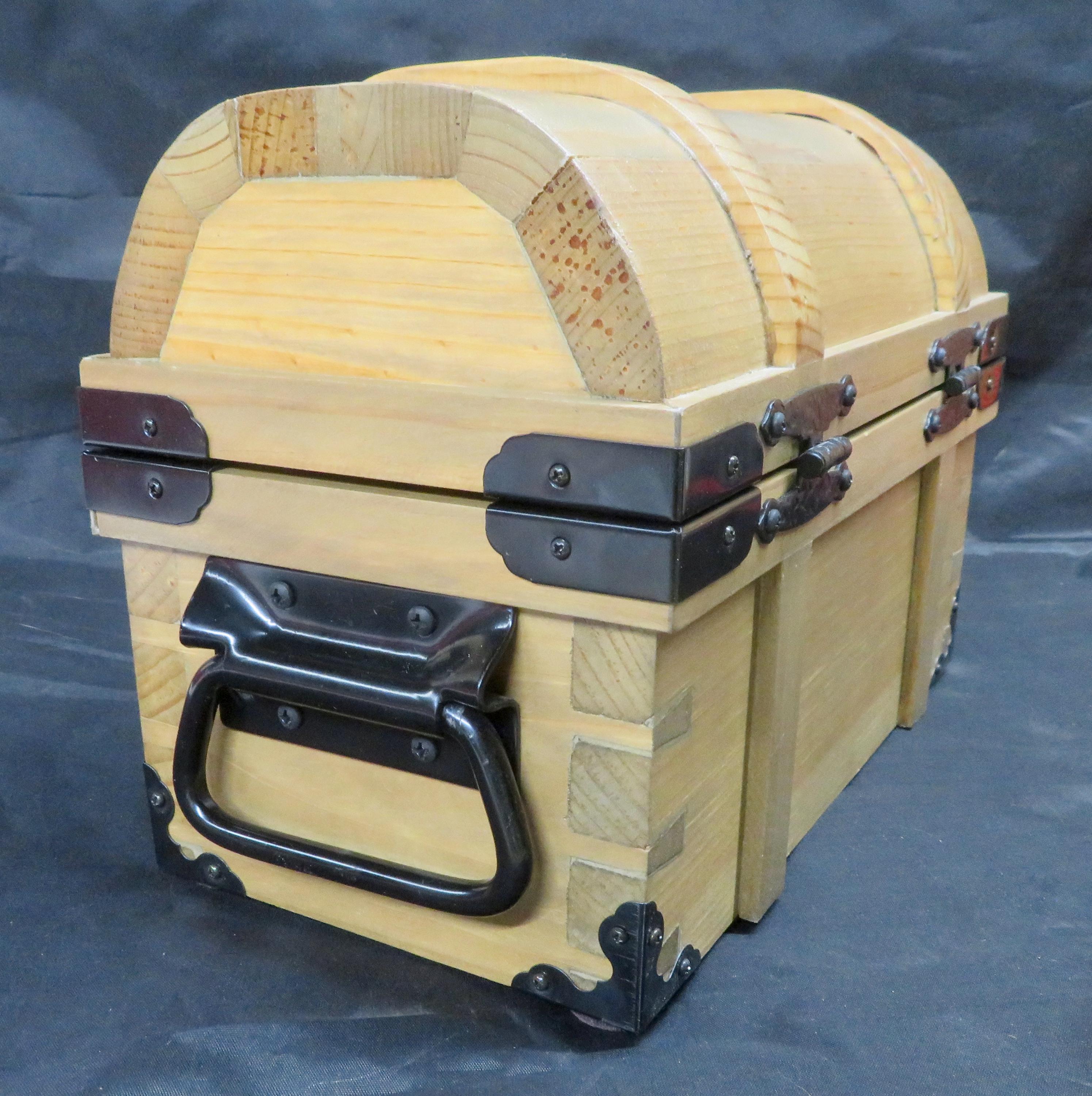 Pirate Treasure Chest With Black Hardware - Etsy