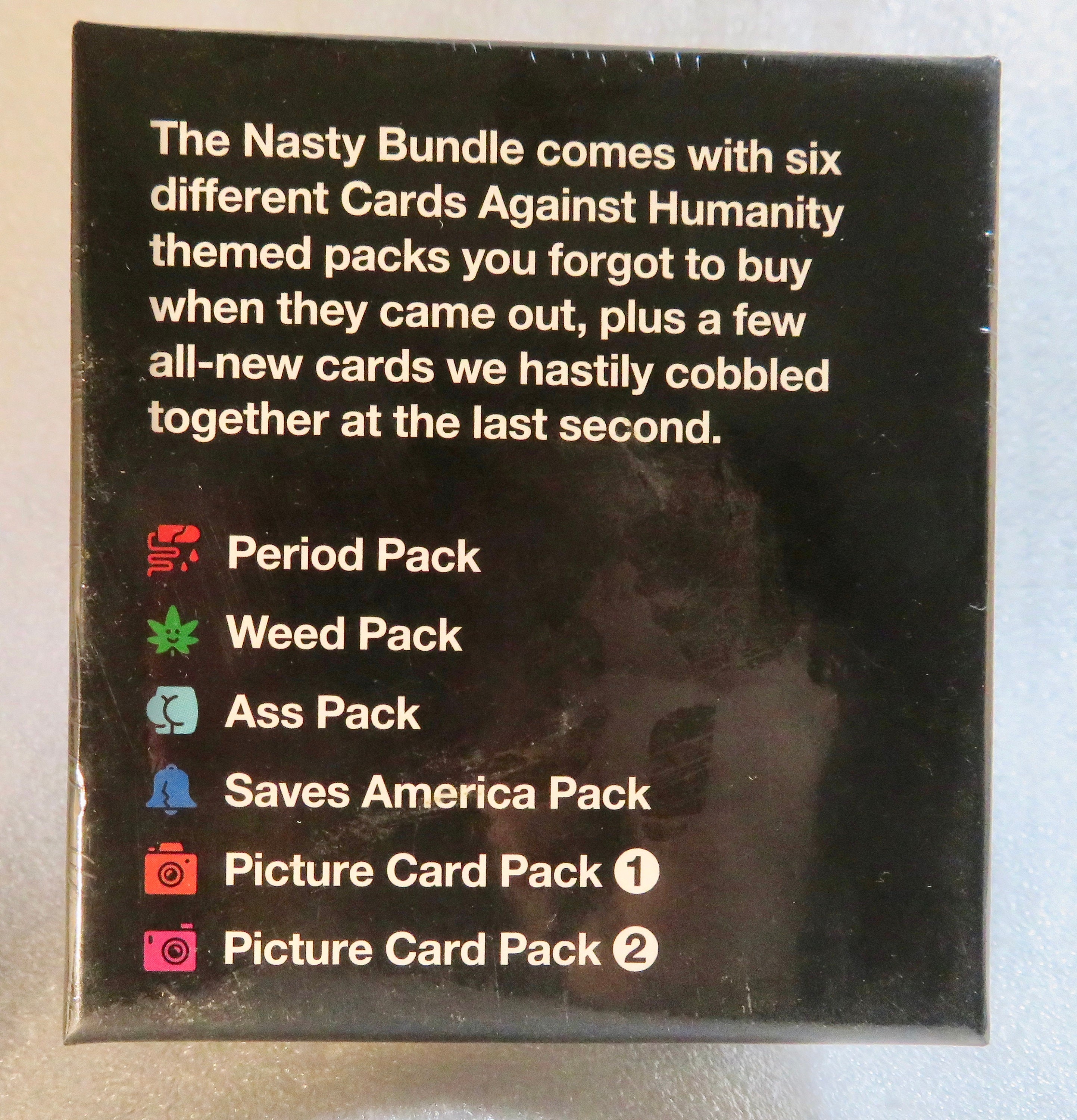 Nasty Bundle Cards Against Humanity Game 6 Themed Packs 10 New Cards - Etsy
