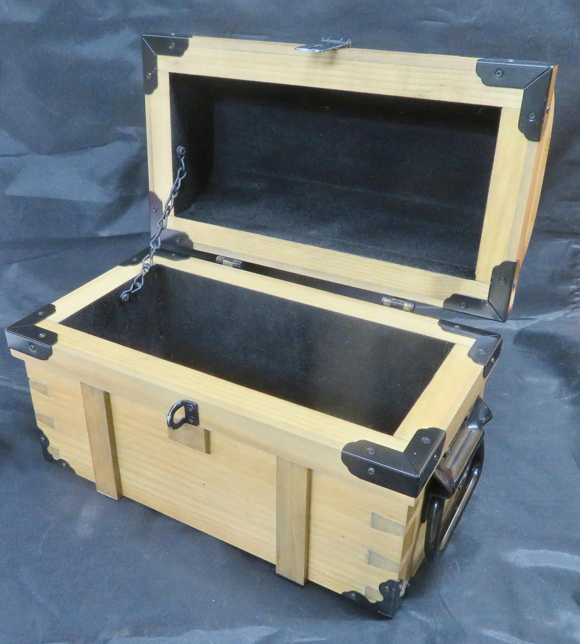 Pirate Treasure Chest With Black Hardware - Etsy