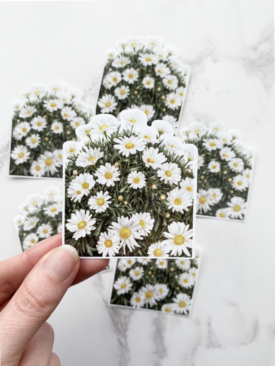 Daisy Cottagecore Vinyl Sticker, Glossy Decal for Laptops, Phones ...