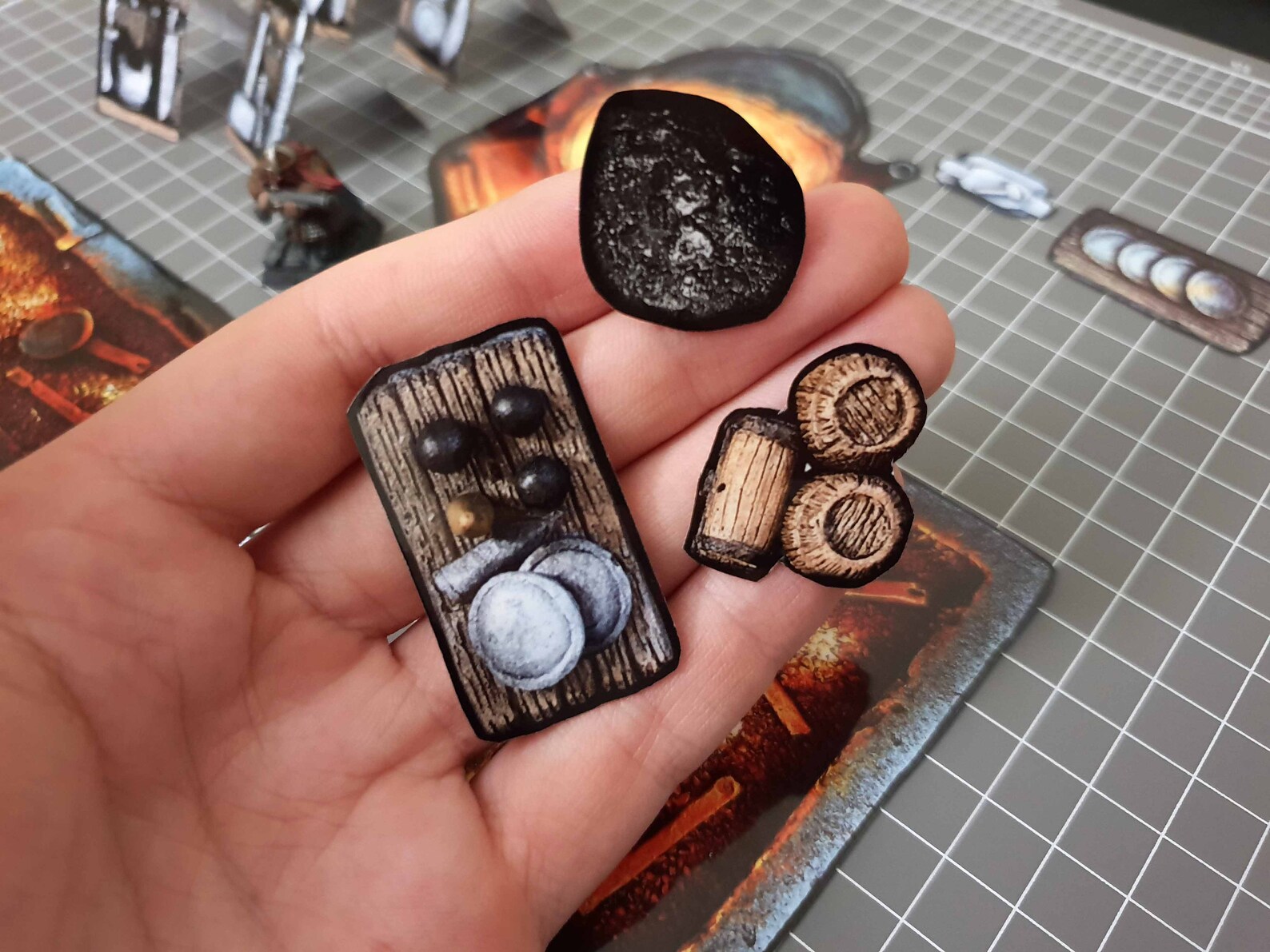 Blacksmith Forge Token Sheet DIGITAL DOWNLOAD Print and - Etsy