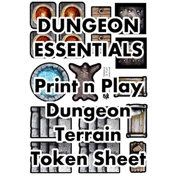 Dungeons and Dragons Tokens - Etsy
