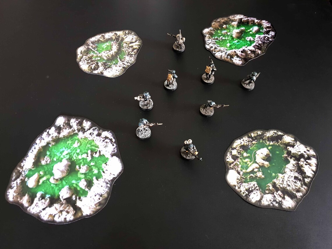 Alien Acid Spawning Pools Set Print and Play Terrain for - Etsy Australia