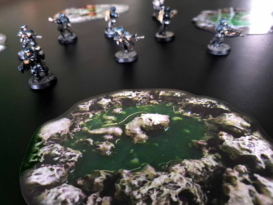 Alien Acid Spawning Pools Set Print and Play Terrain for - Etsy Australia