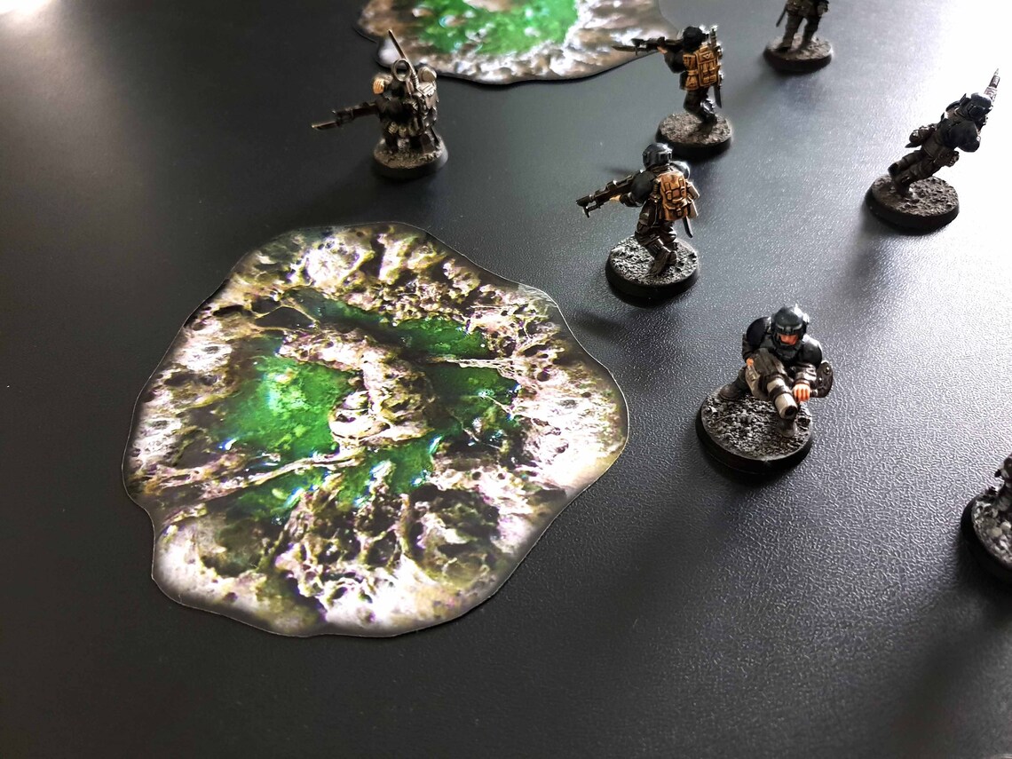 Alien Acid Spawning Pools Set Print and Play Terrain for - Etsy Australia