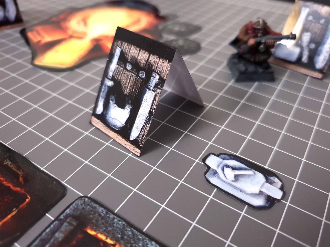 Blacksmith Forge Token Sheet DIGITAL DOWNLOAD Print and - Etsy