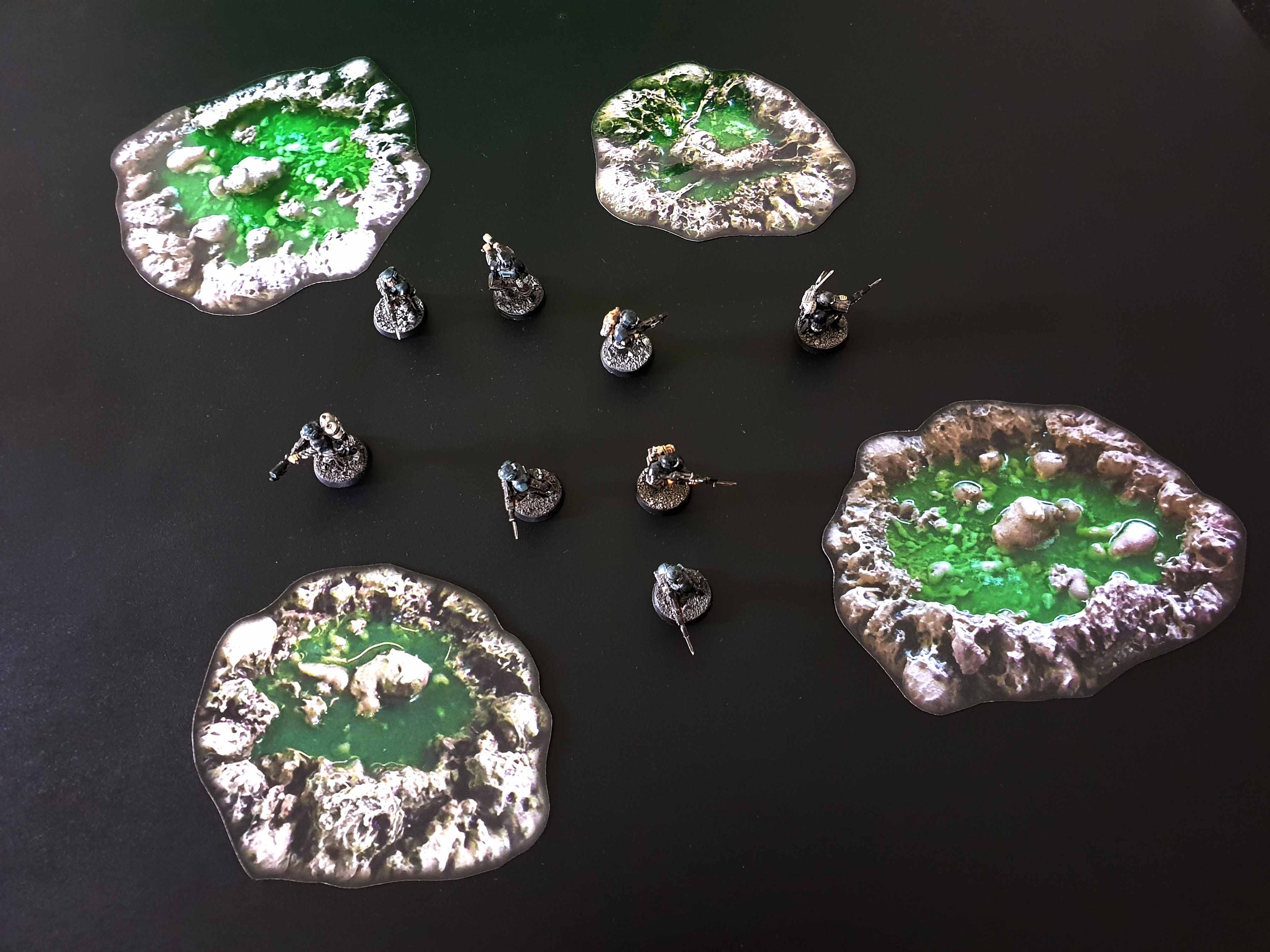 Alien Acid Spawning Pools Set Print and Play Terrain for - Etsy Australia