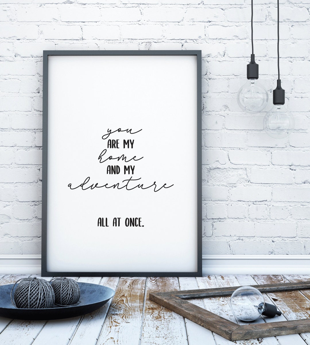 PRINTABLE Love Letter, Love Sign, Frame Art, Home Decor, Modern, Gift ...