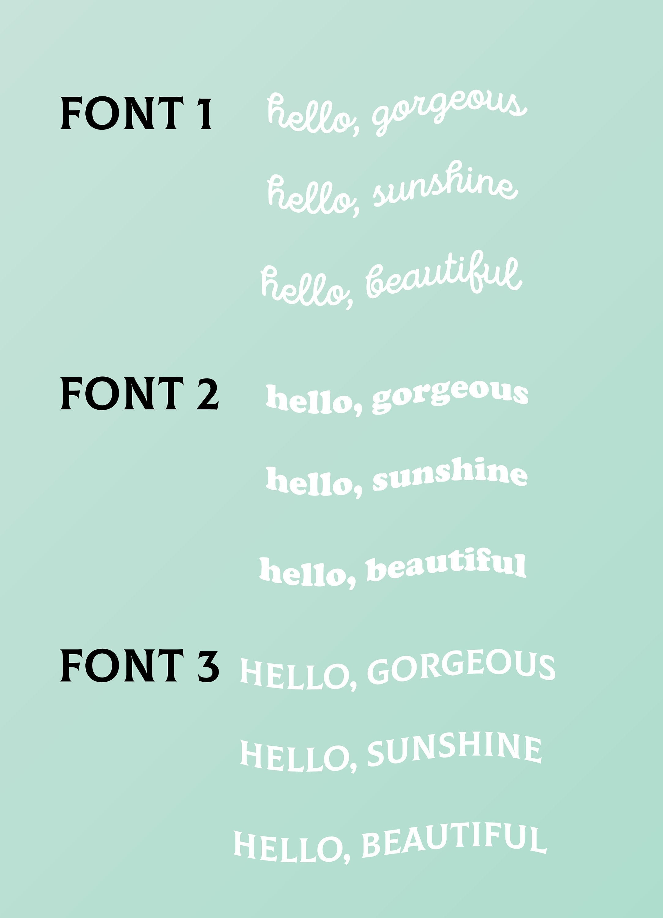 Aesthetic Mirror Decal | Hello Gorgeous, Sunshine Quote - Etsy UK