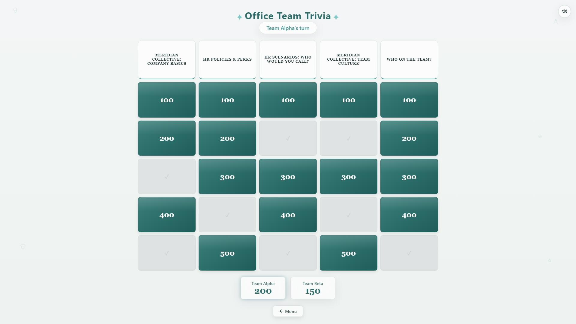 Interactive Office Jeopardy Game | Customizable Digital Trivia With ...