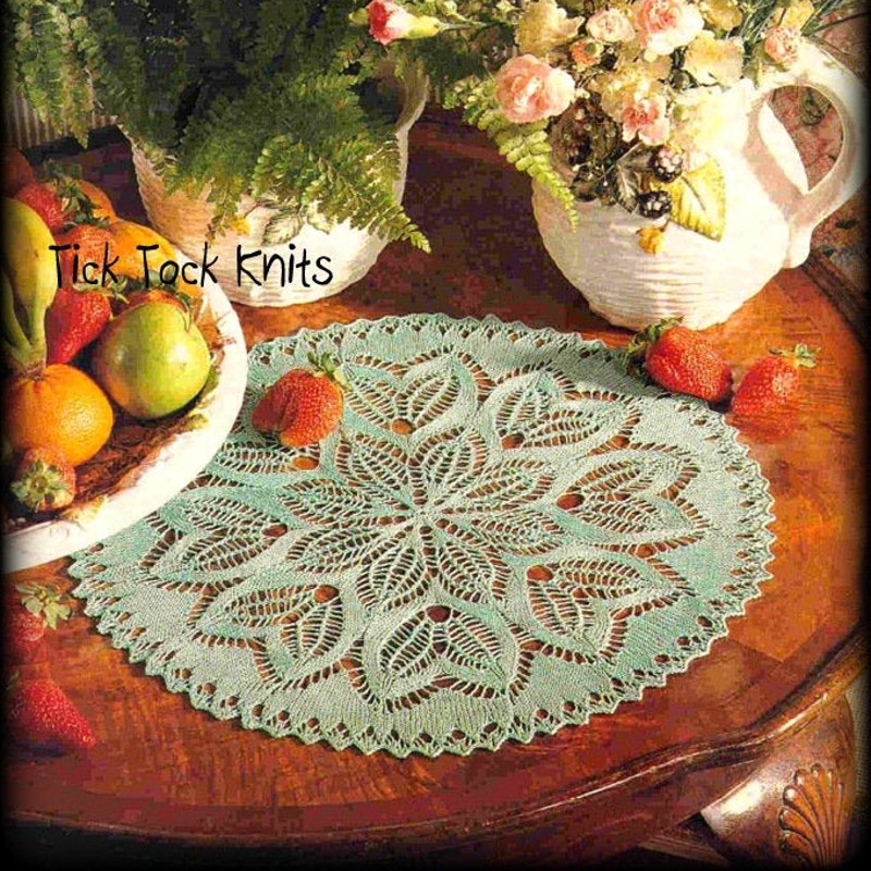 Knitted Doily - Etsy