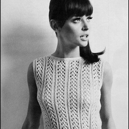 Vintage 1960's Knitting Pattern MARY QUANT Designer - Etsy