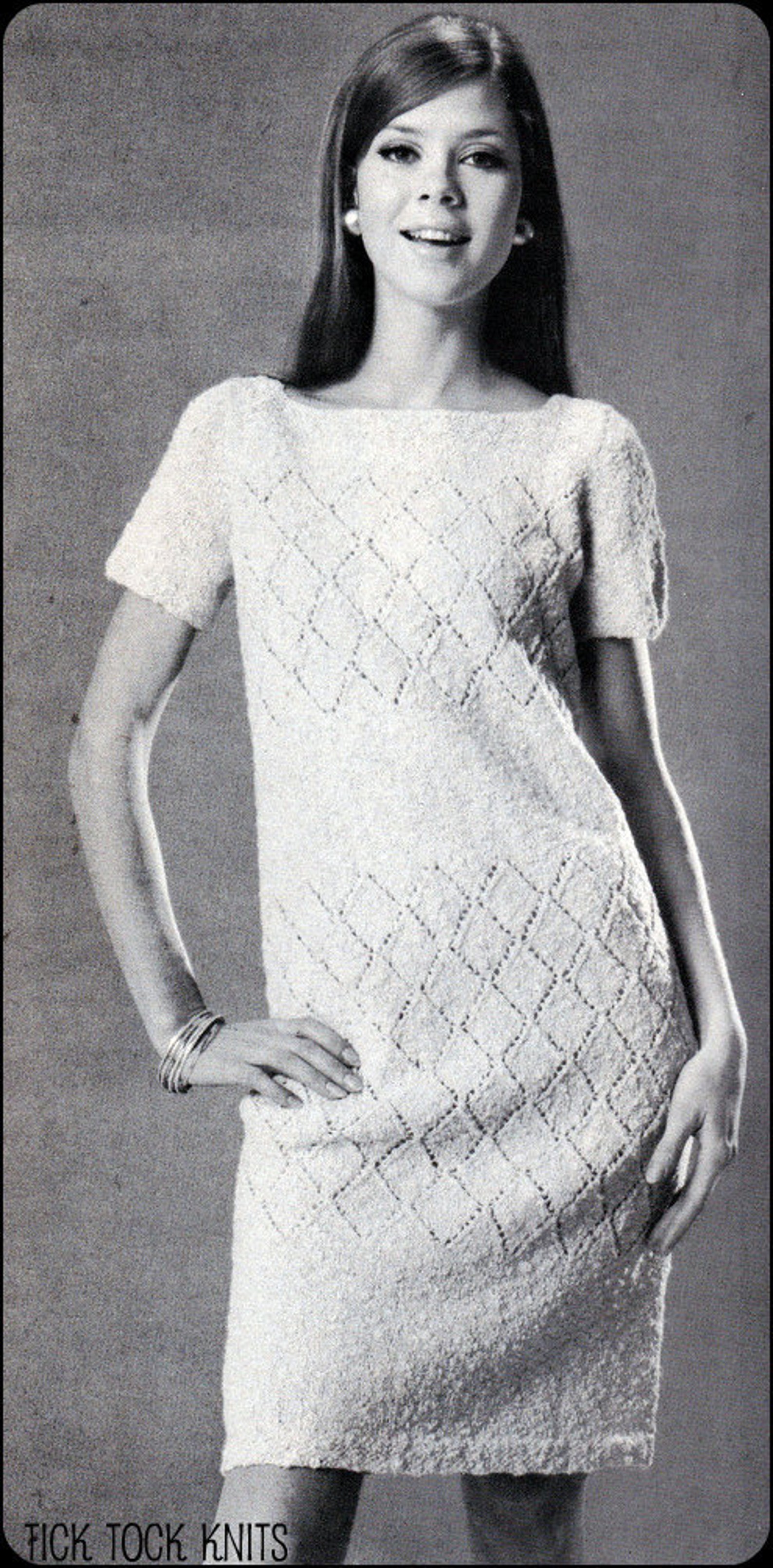 No.167 PDF Vintage Knitting Pattern Women's Diamond Lace - Etsy