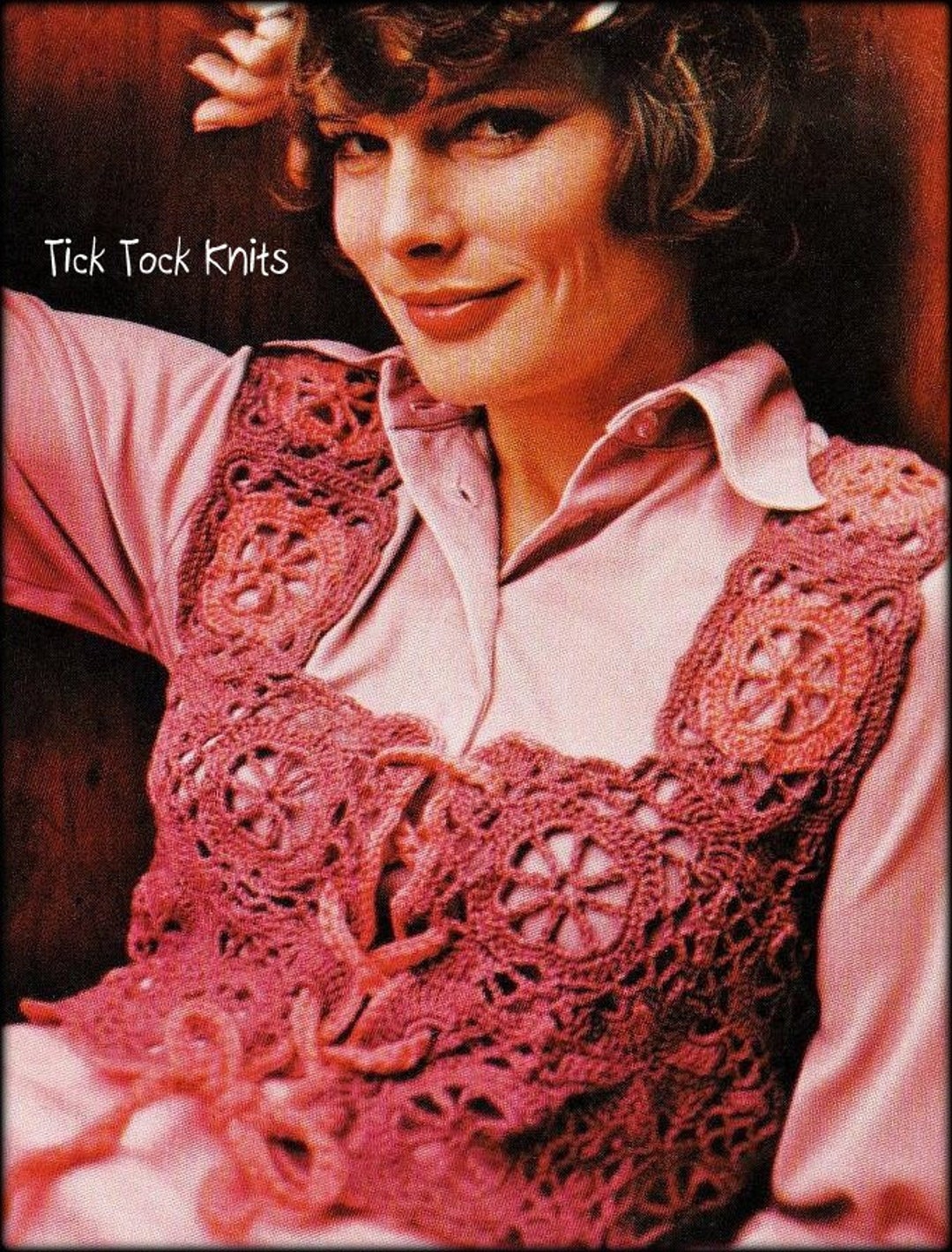 No.1295 Victorian Vest Crochet Pattern PDF for Women - Bolero Vest ...