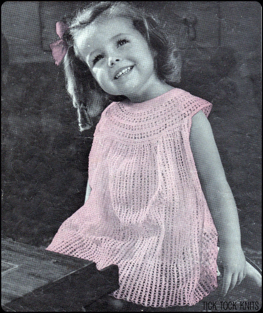 No.33 Girl's Crochet Pattern PDF Vintage WW2 Era 1944 Daddy's Pal ...