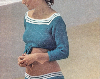 No.589 Men's Crochet Pattern PDF Vintage Men's Motif - Etsy