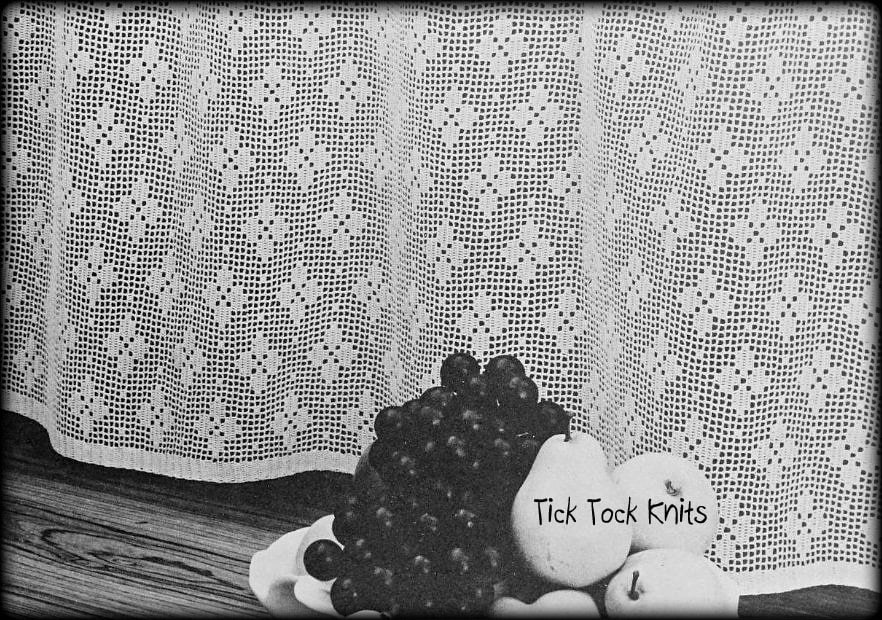 Free Filet Crochet Curtain Patterns