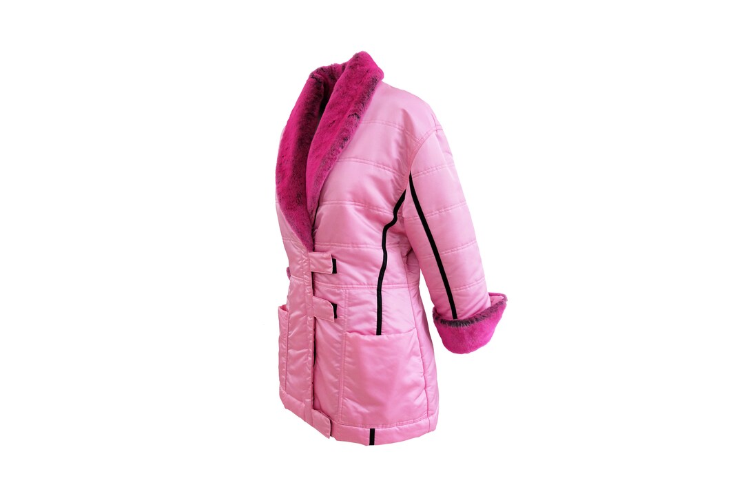 THIERRY MUGLER Pink Nylon Jacket - Etsy