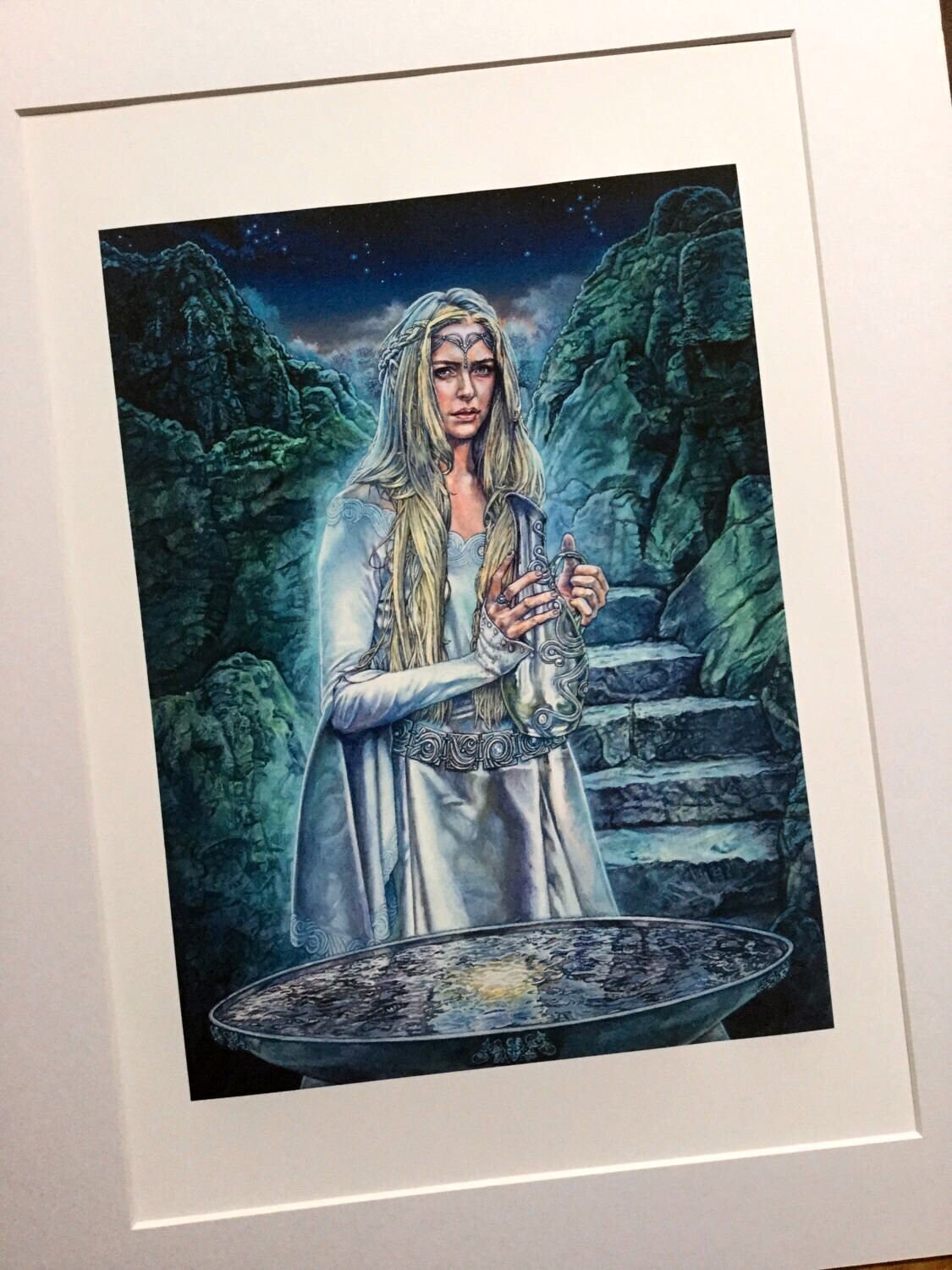 Tolkien Print Galadriel the Lord of the Rings Unique Gift for Any J R R ...