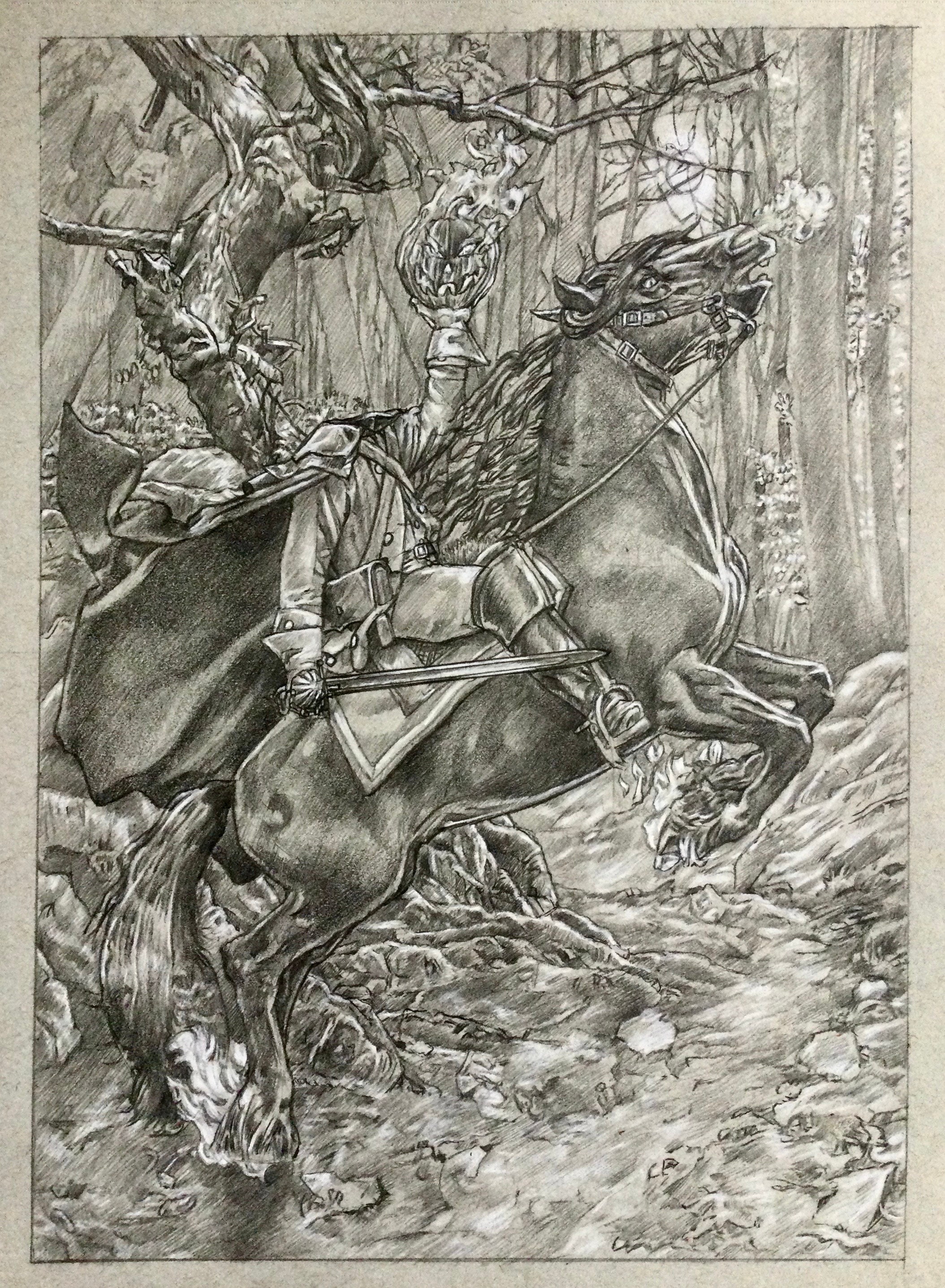 The Headless Horseman’ Inspired by Washington Irving’s ‘ the Legend of ...