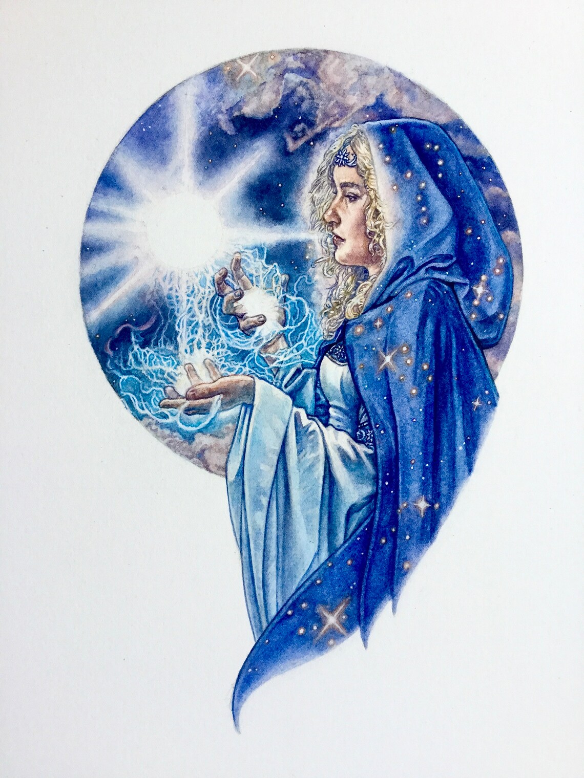 Tolkien Art - Varda - Lady of the Stars - the Silmarillion, J R R ...