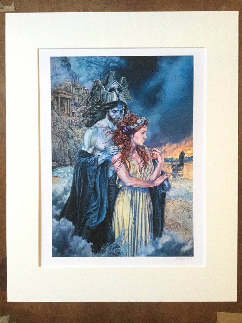 Hades and Persephone Print: Greek Mythology Fine Art (A3) - Etsy