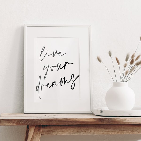 Dream Print - Etsy