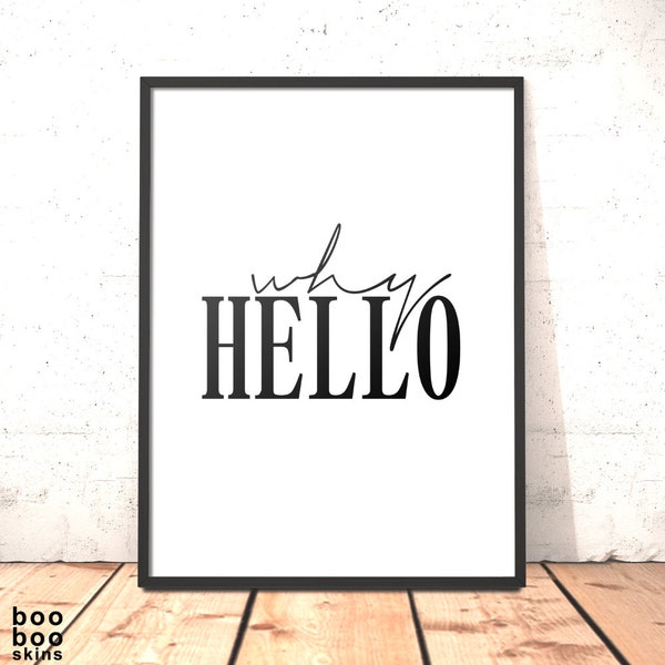 Hello Poster - Etsy UK