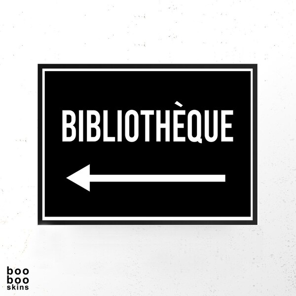 Library Sign - Etsy