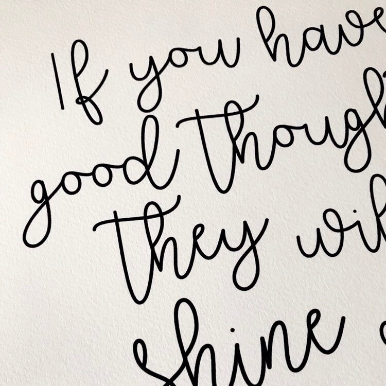 Roald Dahl Print If You Have Good Thoughts Print Scandi - Etsy UK