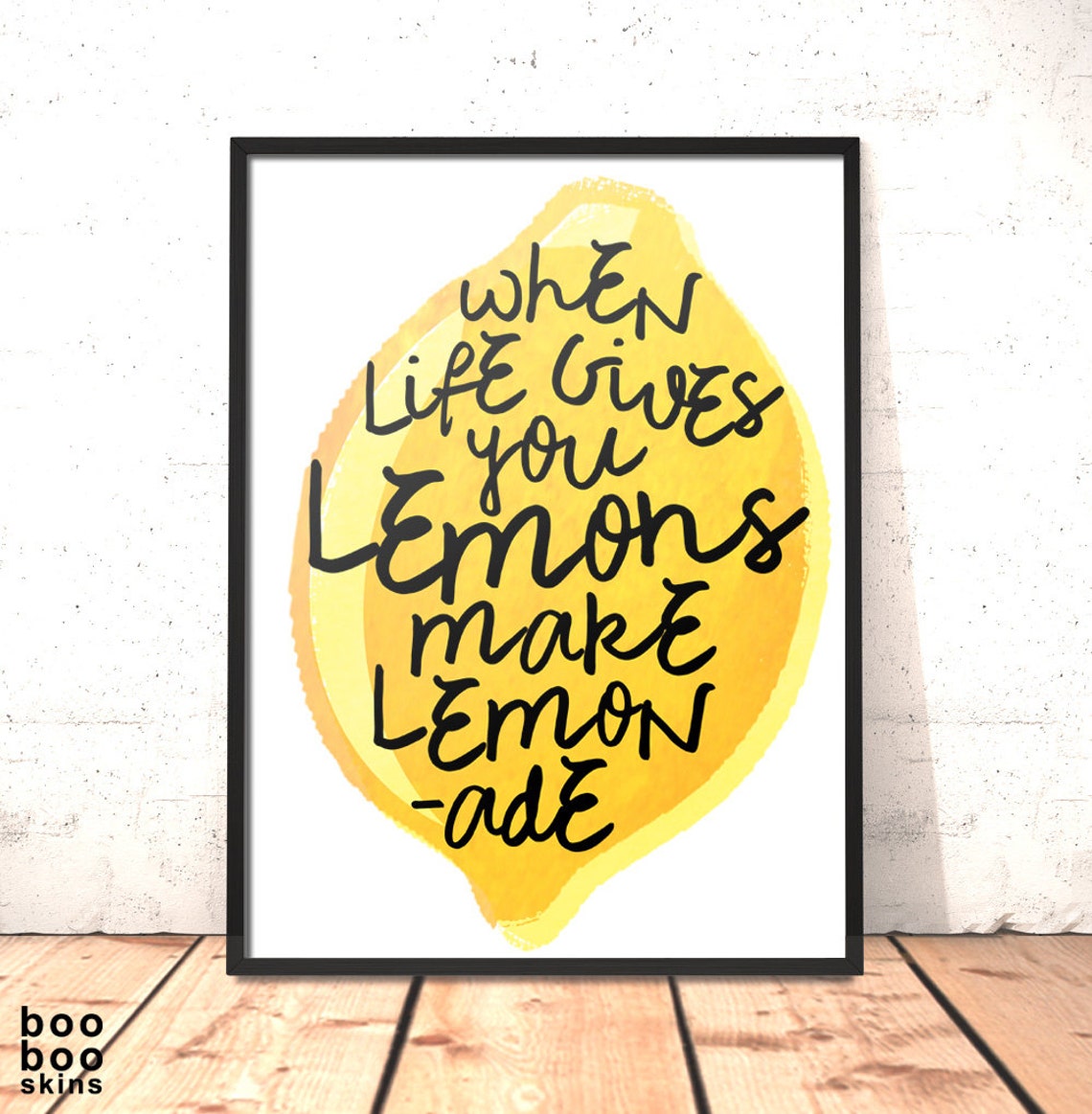 When Life Gives You Lemons Make Lemonade Print | Lemons Print ...