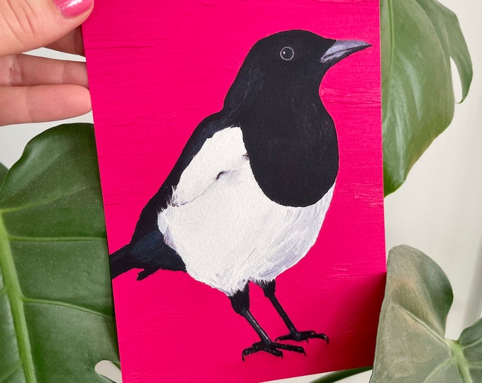 A3 Magpies Print - Etsy