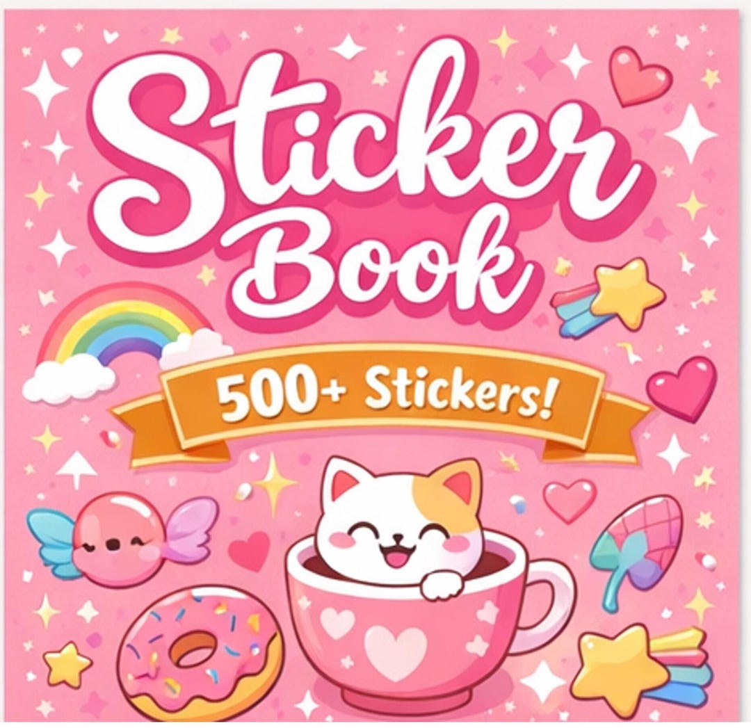 Kawaii Printable Sticker Book | Planner Journal Stickers (instant ...