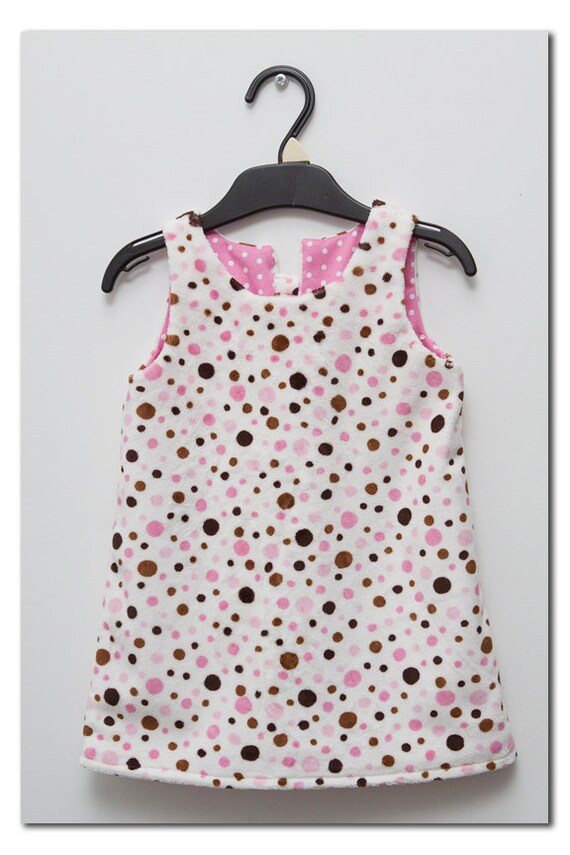 Items similar to A-Line minky dress 1,5-2 T on Etsy