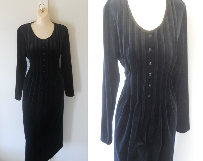 Long Gothic Dress Black Gothic Dress Long Black Velvet Dress Black Long ...