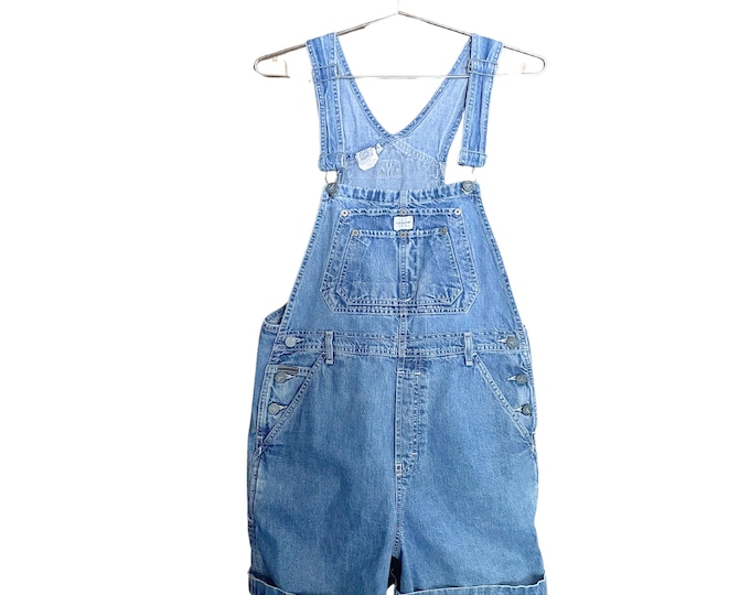 Classic Vintage Calvin Klein Overall Shorts (girls Size XL) - Etsy