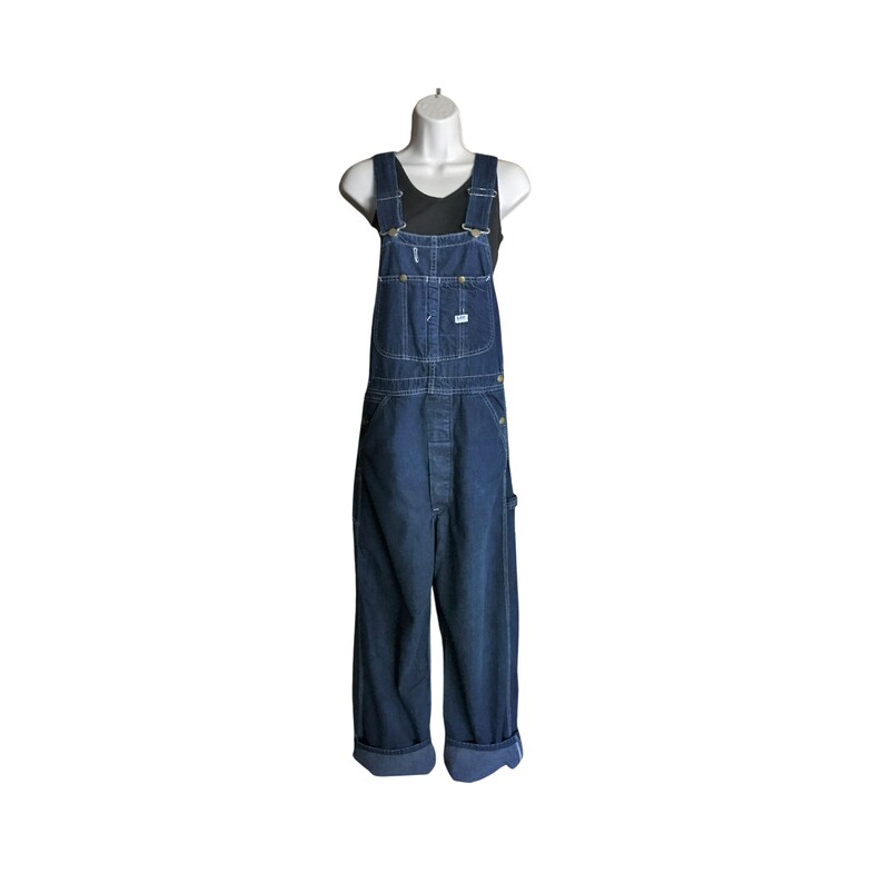 Vintage Baggy Lee Overalls women's Size Small - Etsy