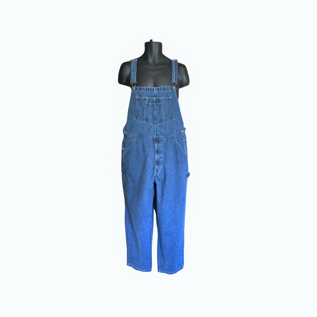 Classic Vintage 90s Denim Overalls (men's Size Large) - Etsy