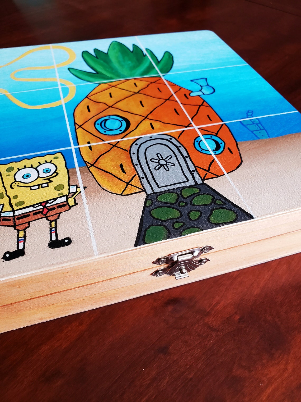 SpongeBob Tic Tac Toe Boardgame / Painted Rocks / Painted Stones ...