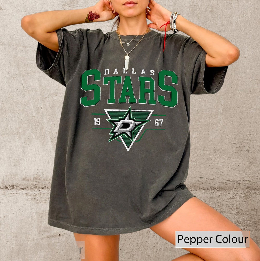 Comfort Colors Dallas Stars Shirt Crewneck Dallas Stars - Etsy