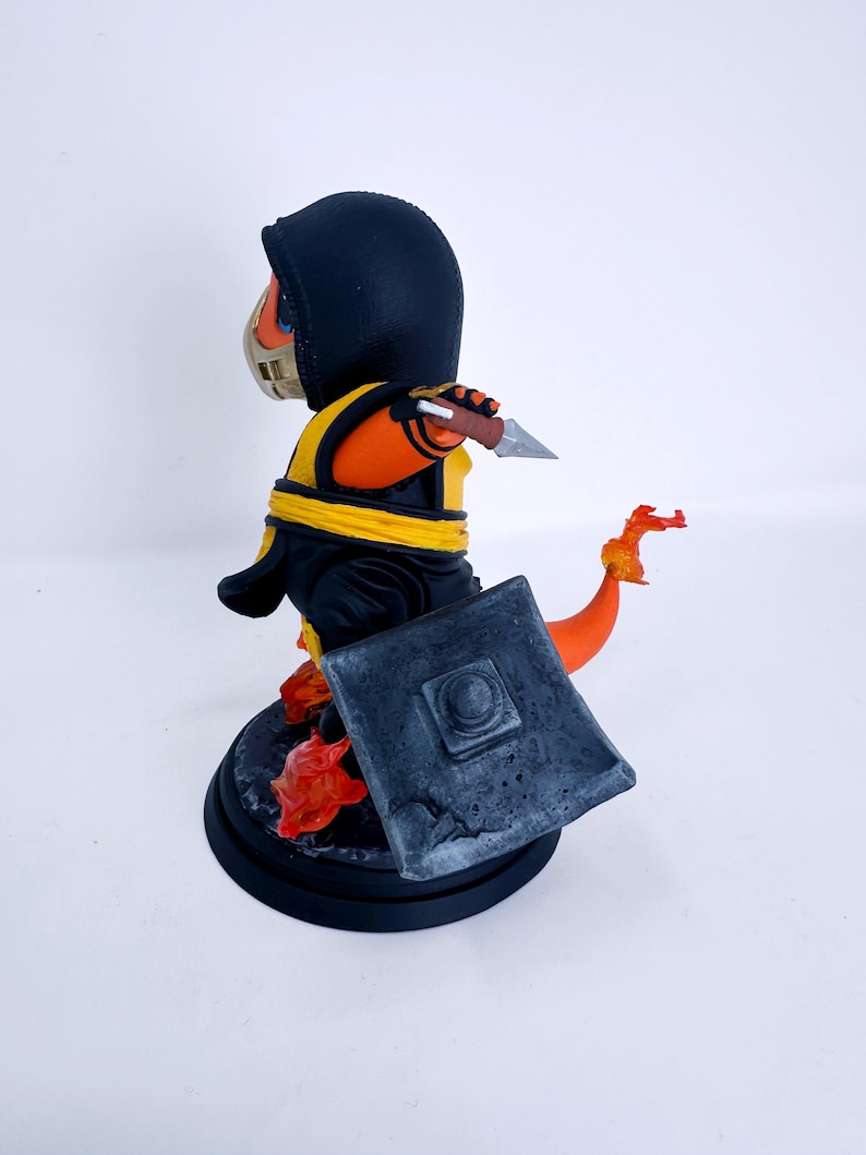Scorpion Charmander Figure - Etsy