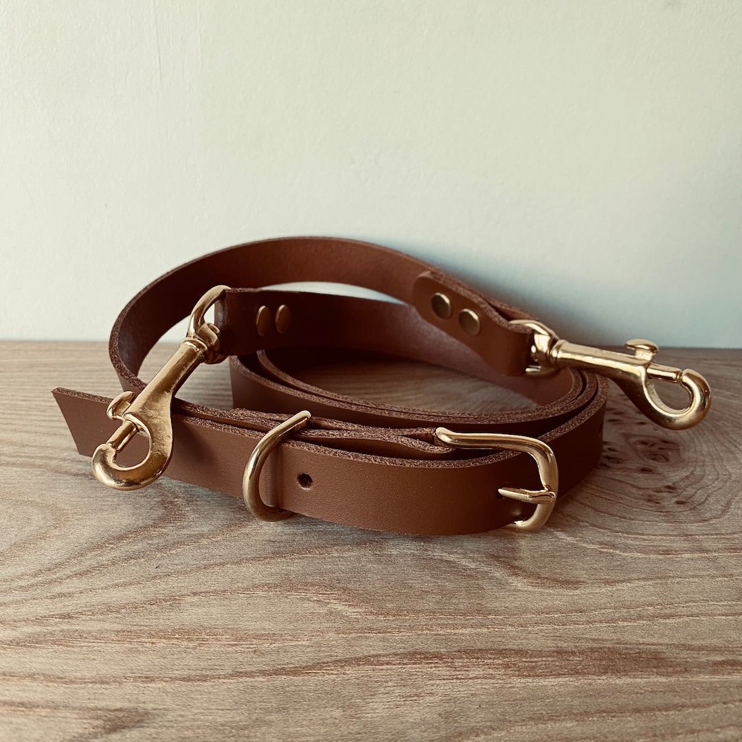 Tan Brown Leather Crossbody Bag Strap – Adjustable Replacement Shoulder ...
