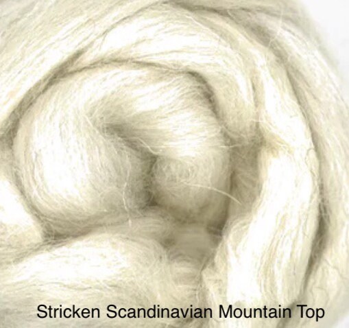 4oz. Stricken Scandinavian Mountain Natural Wool for Spinning - Etsy