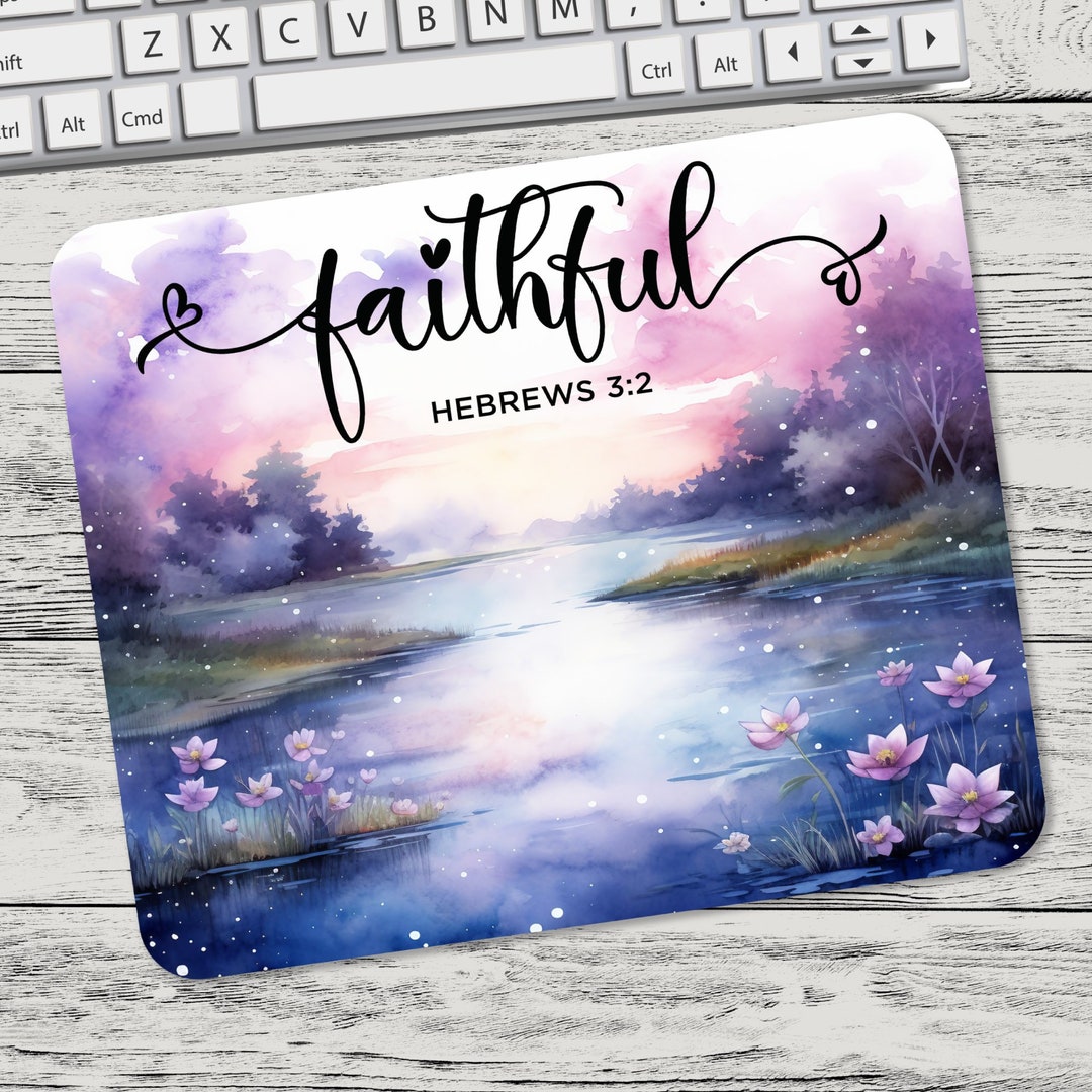 Bible Verse Mouse Pad Sublimation Square Round Mouse Pad Template ...