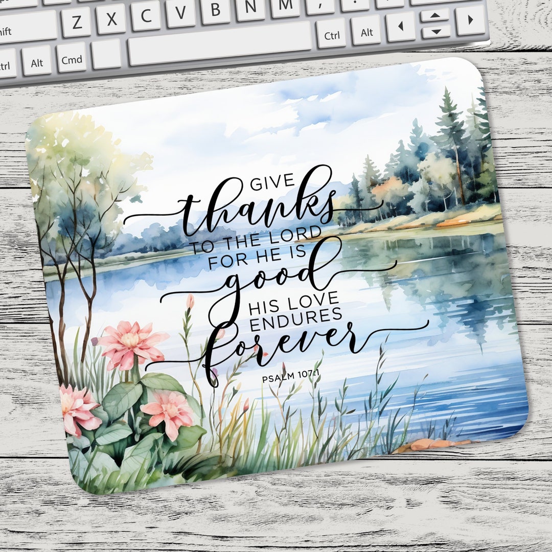 Bible Verse Mouse Pad Sublimation Square Mouse Pad Template Digital ...