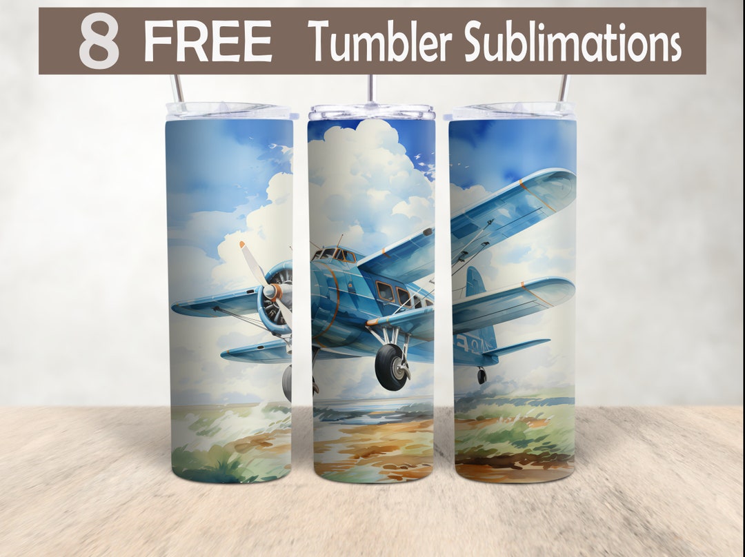 Airplane Small Plane Sublimation Template Instant Digital Design ...
