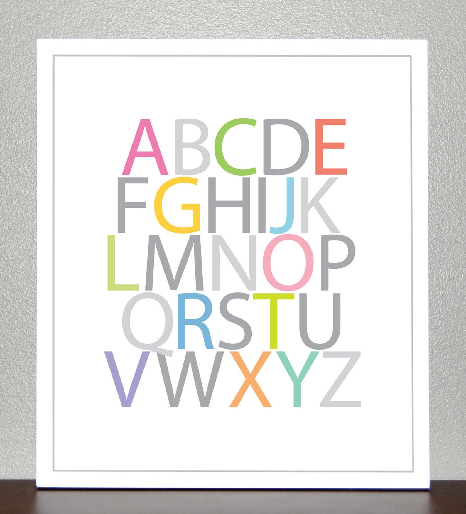 Alphabet Poster- 11x14 - Etsy