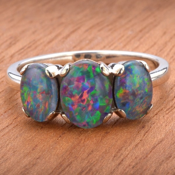 Oval Opal Ring - Etsy