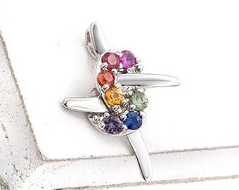 Nautical Cross Pendant - Etsy